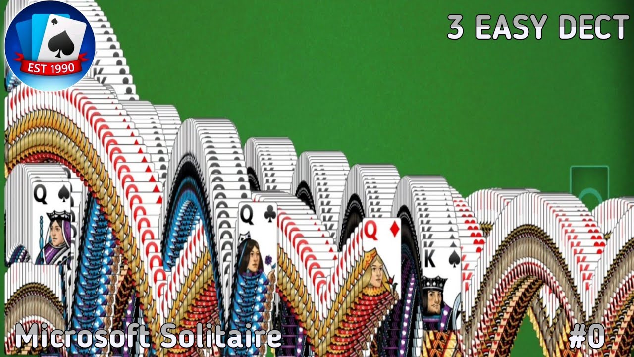 Microsoft Solitaire Collection - 3 Easy Dect Gameplay #0 - YouTube