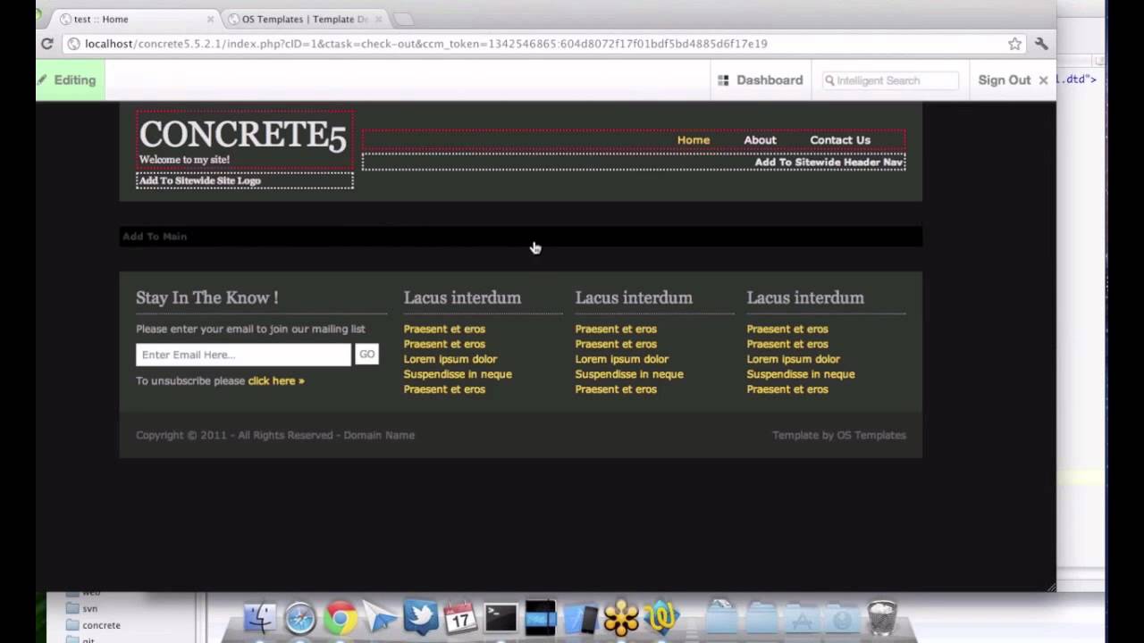 concrete5 - Theme Development Training Part Two - YouTube