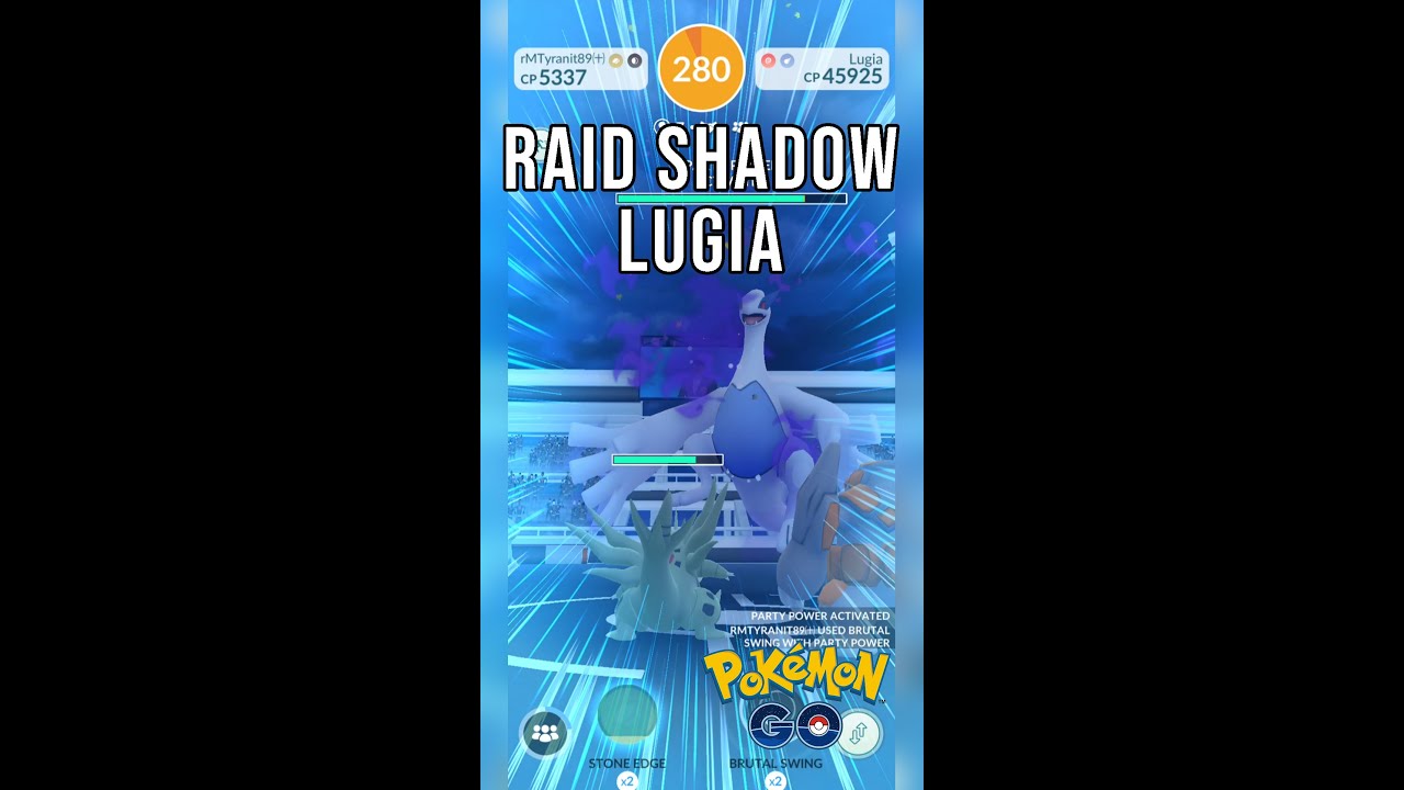 Raid Shadow Lugia - Pokemon GO Indonesia - YouTube