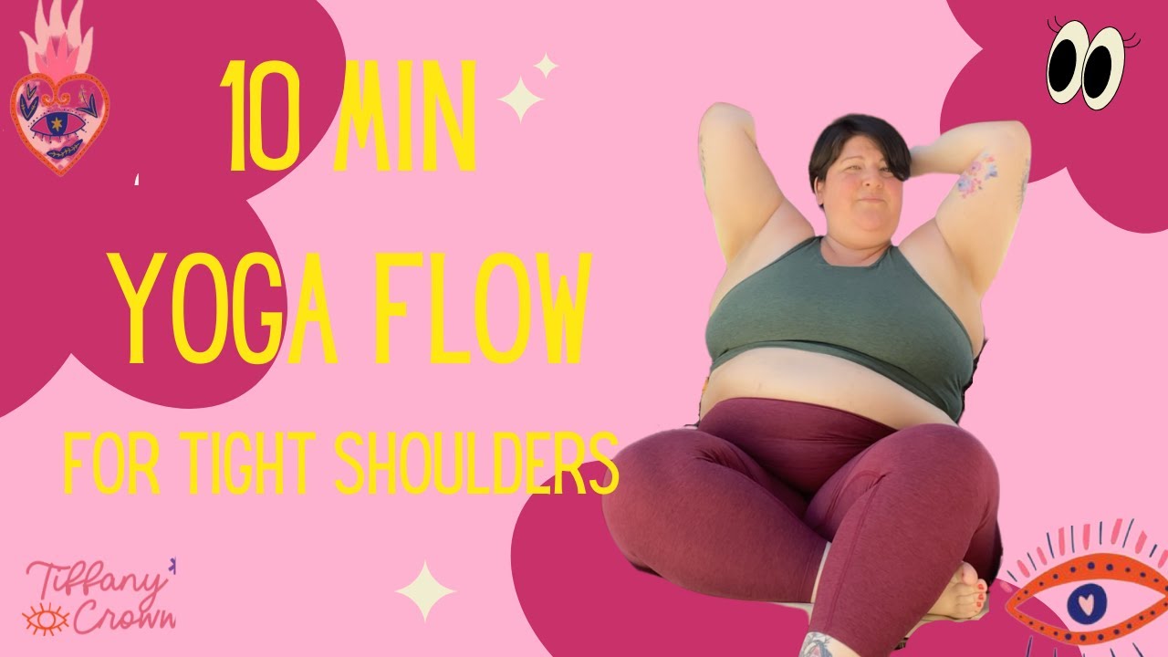 10 min Yoga Stretch for Shoulders | Plus Size Yoga - YouTube
