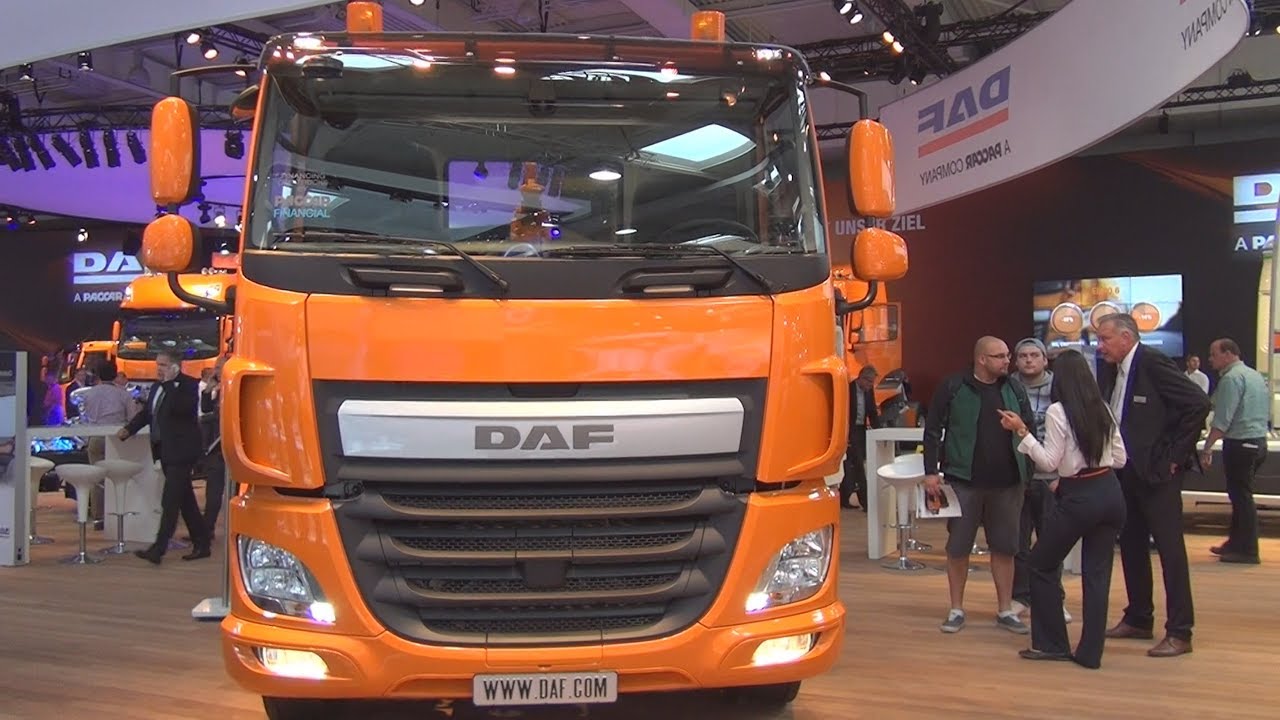 DAF CF 320 FAT Roll Tipper Truck (2017) Exterior and Interior - YouTube