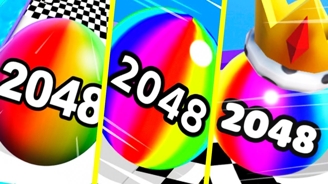 2048 Balls (Color Ball Run) VS Ball Run 2048 VS Ball Merge 2048 | MAX ...