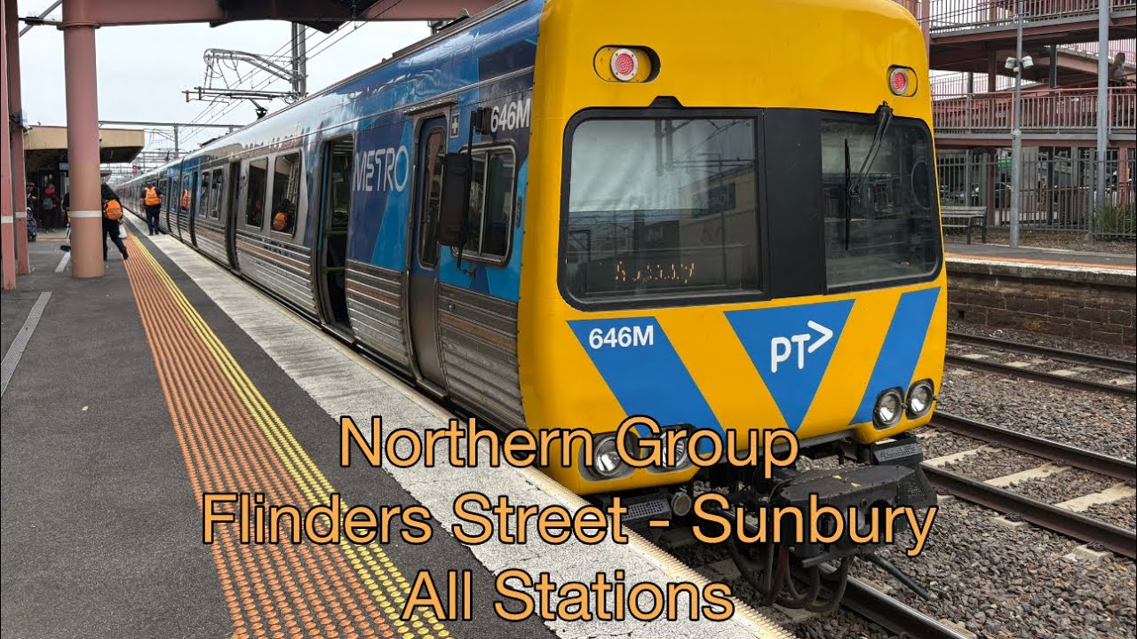 Journey: Flinders Street - Sunbury All Stations (Alstom Comeng - YouTube