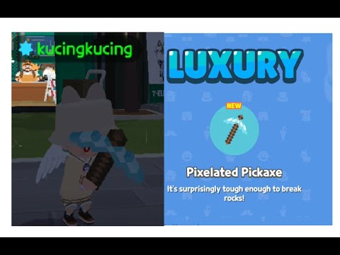 Crafting a Pixelated Pickaxe Play Together. Minecraft Pickaxe - YouTube
