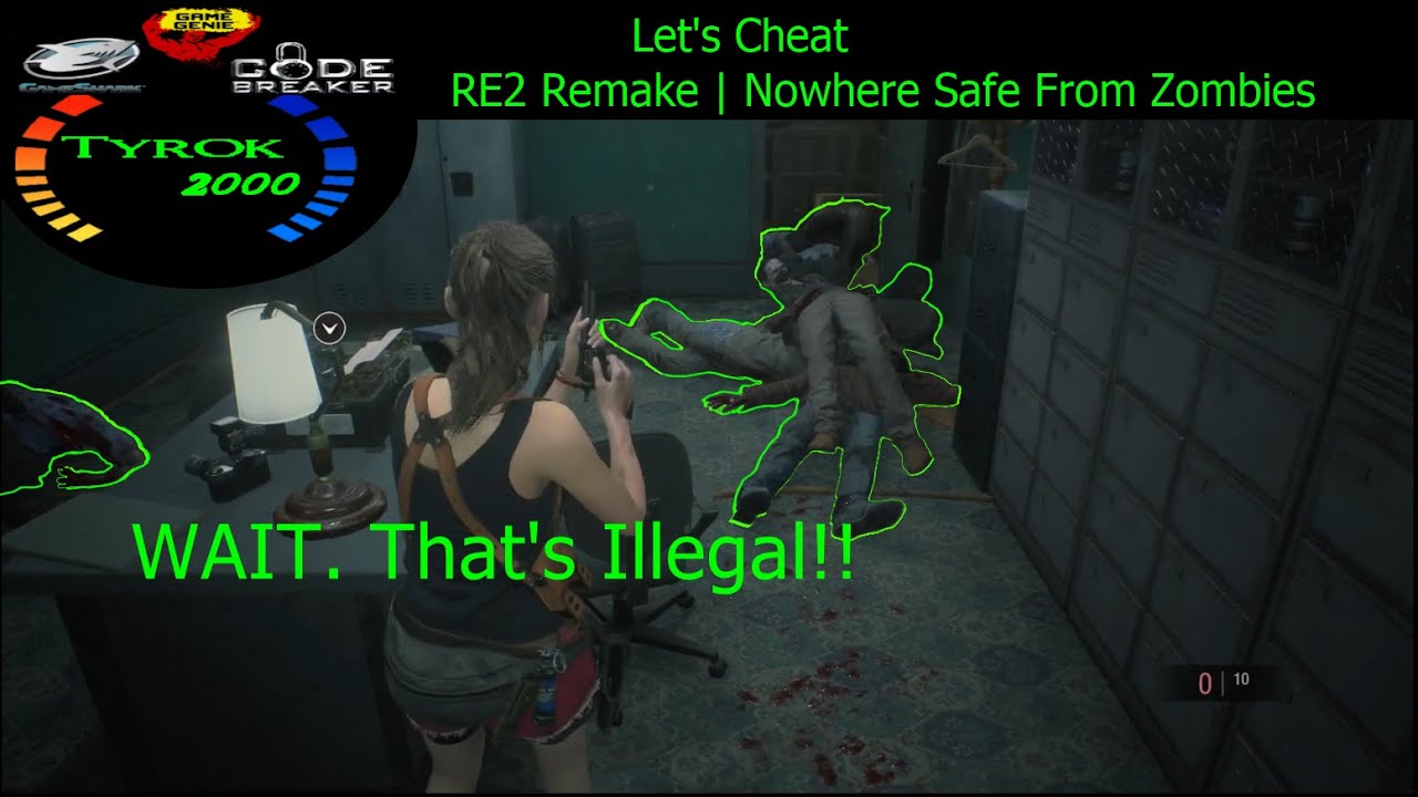 Let's Cheat | RE2 Remake but the zombies break the law | Nowhere Safe ...