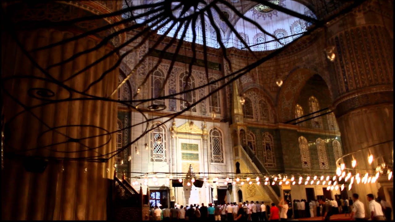 Call of prayer inside Blue Mosque Istanbul - YouTube