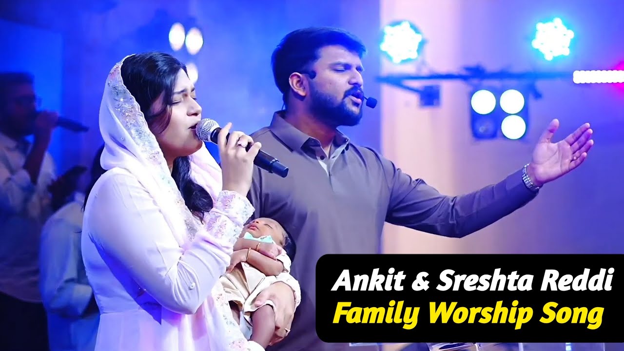 Sreshta Karmoji & Ankit Reddi Family Worship | Sreshta Karmoji Shorts ...