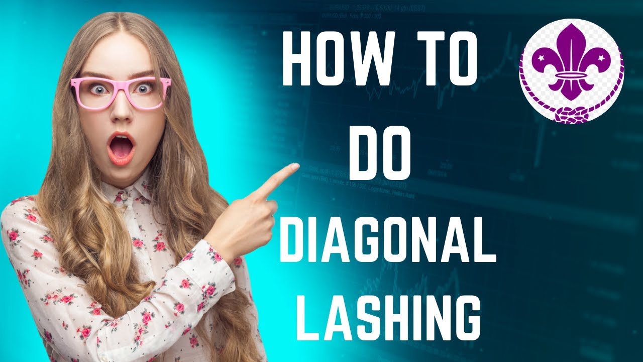 How to do Diagonal Lashing - YouTube