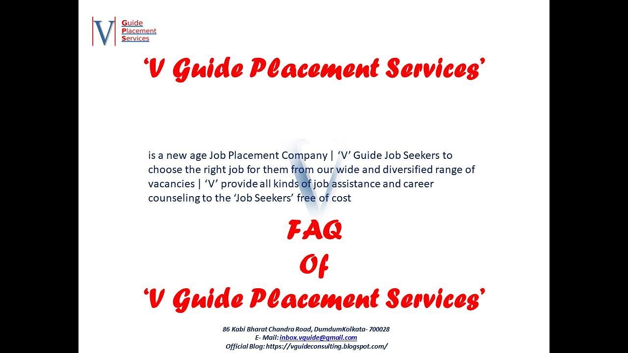v guide placement services faq vol I - YouTube