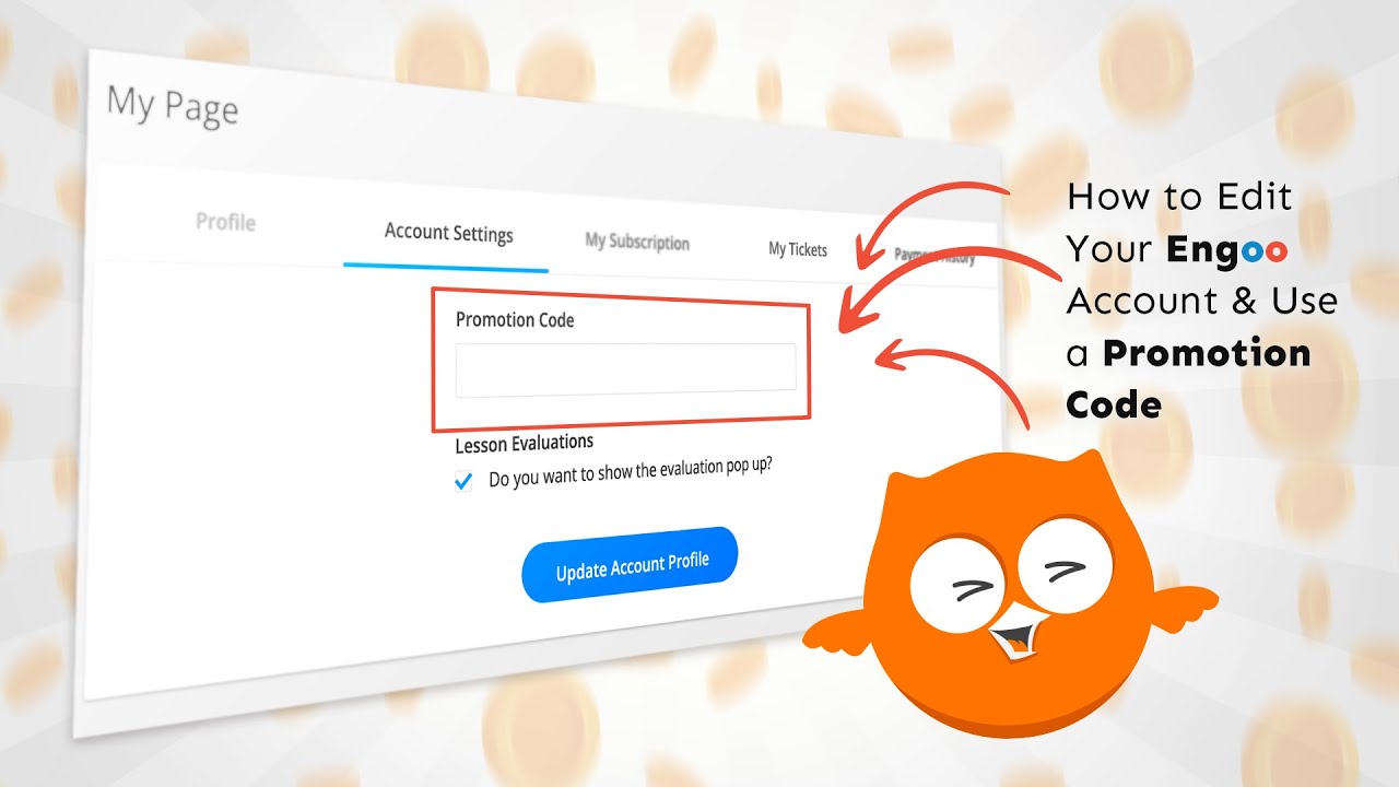 How to Edit Your Engoo Account & Use a Promotion Code | Step-by-StepTutorial - YouTube