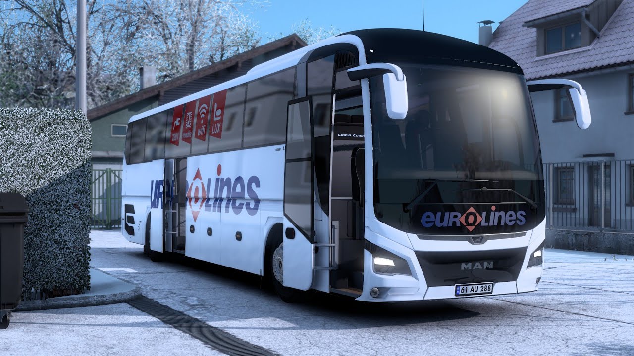 MAN Lion's Coach 3rd Gen | ETS 2 - 1.45 Bus Mod | Austrian Alps - YouTube