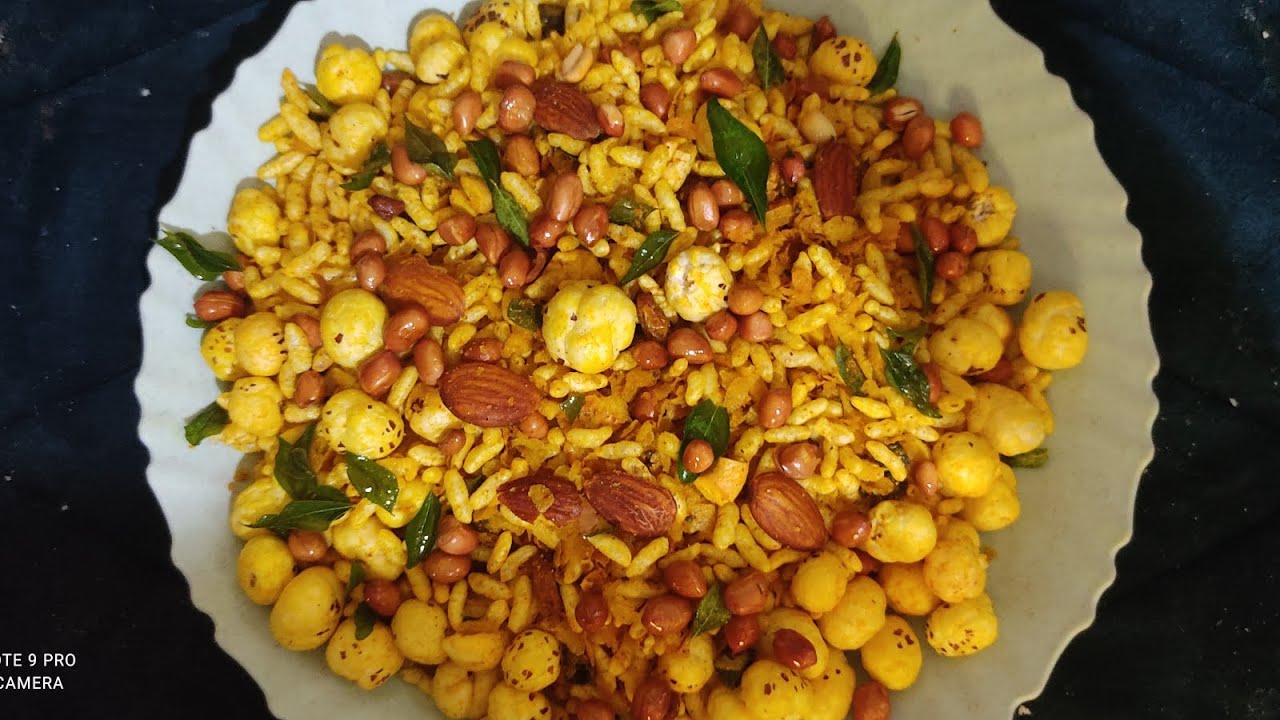 भुने हुए मुरमुरे पोहा और मखाना चूड़ा | chuda recipe | Easy to make ...