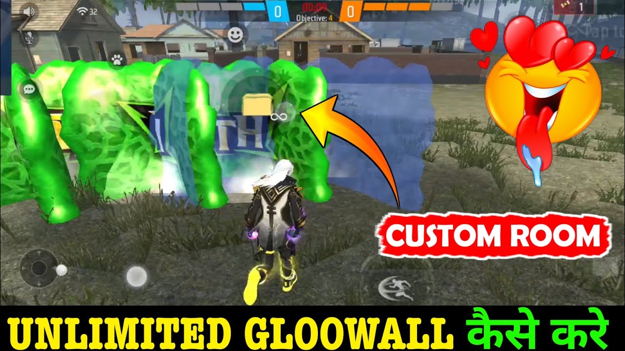Unlimited Gloowall Custom Free Fire New Setting | Custom Mein Unlimited ...