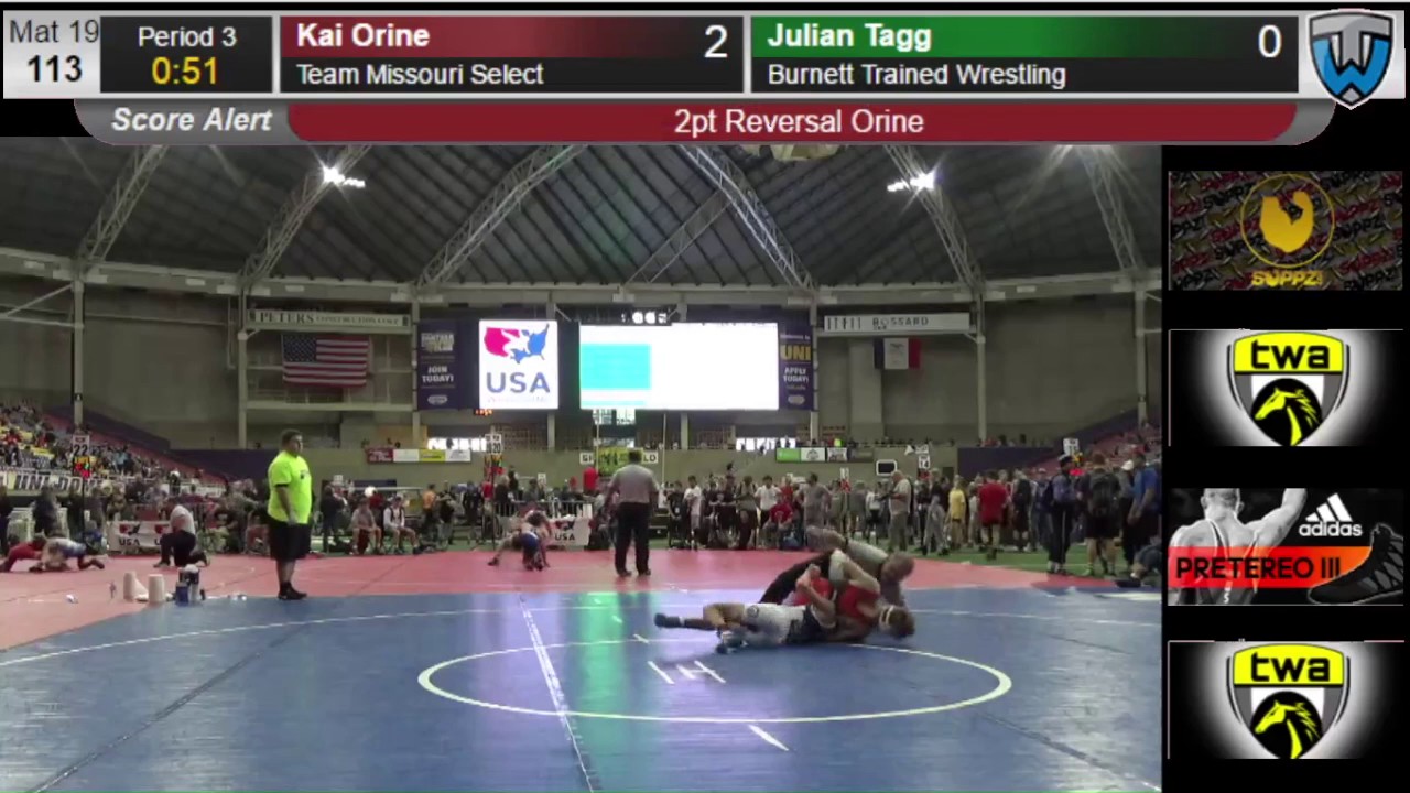Kai Orine takes out Fargo Cadet champ Julian Tagg - YouTube