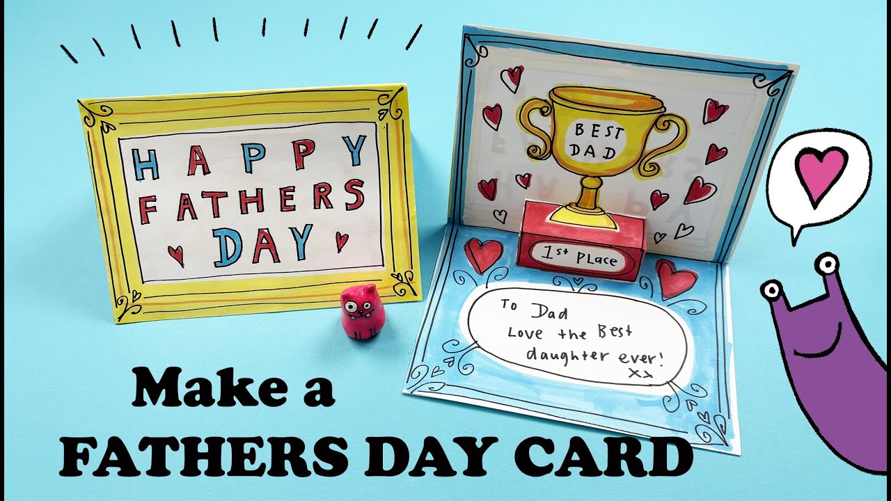 DIY Pop-Up Father's Day Card Tutorial: The Ultimate Handmade Gift ...