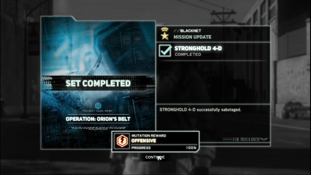 PROTOTYPE 2 Blacknet Terminal Mission 1 Operation - Orion's Belt ...