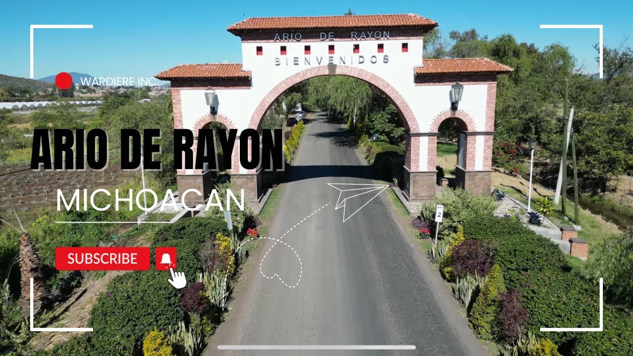 ARIO DE RAYÓN, MICHOACAN 2024 DRONE 4K - YouTube