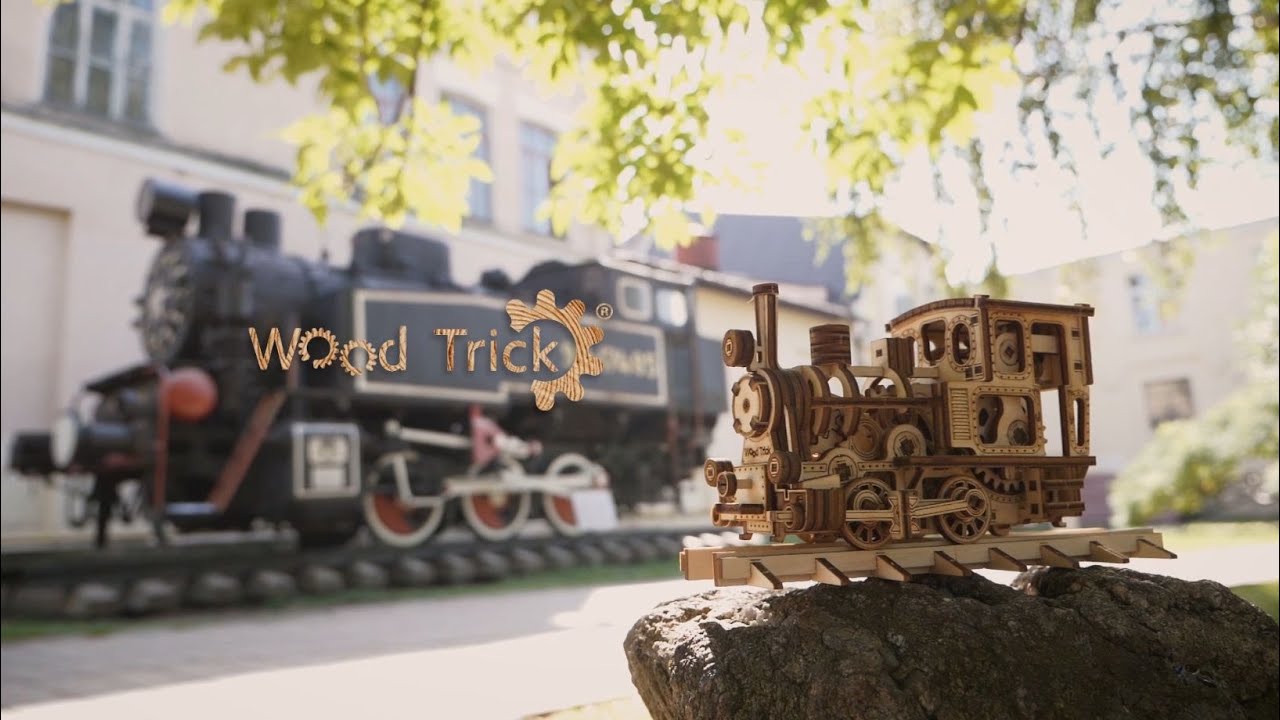 "Chug - Chug Train" - WoodTrick 3D wooden construction set - YouTube