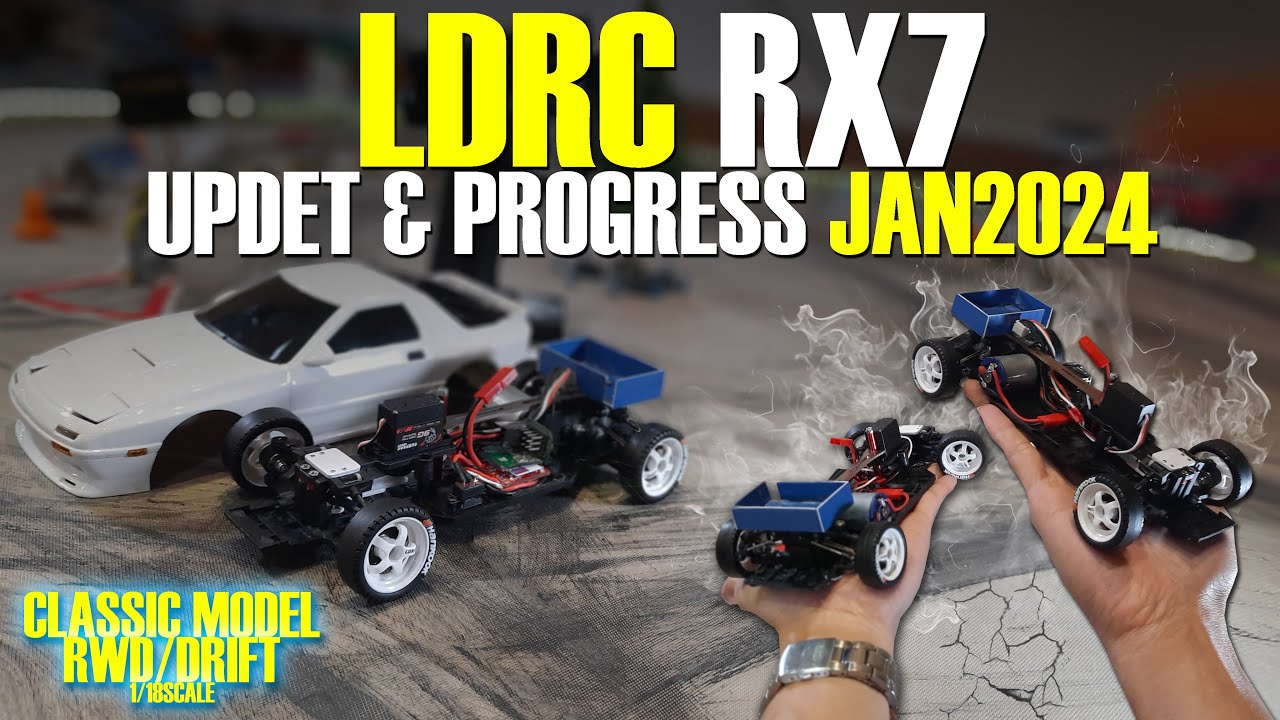 LDRC RX7 1/18 GEN2 [ PEMBARUAN ] ESC20A WITH DASMICRO GYRO V3/5 ...