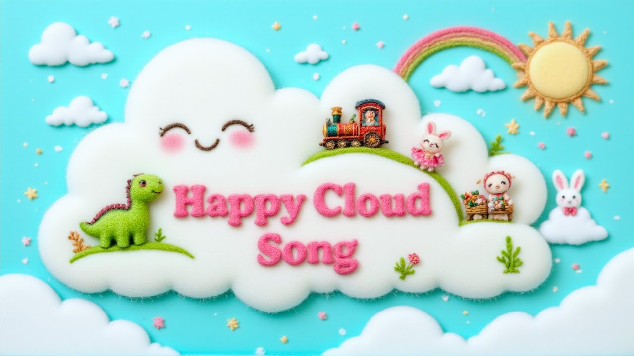 ☁️ Happy Little Cloud Song | Weather & Imagination | Kids Songs & Nursery Rhymes - YouTube