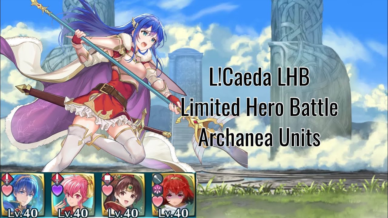 Fire Emblem Heroes - L!Caeda LHB Limited Hero Battle ABYSSAL - Archanea ...