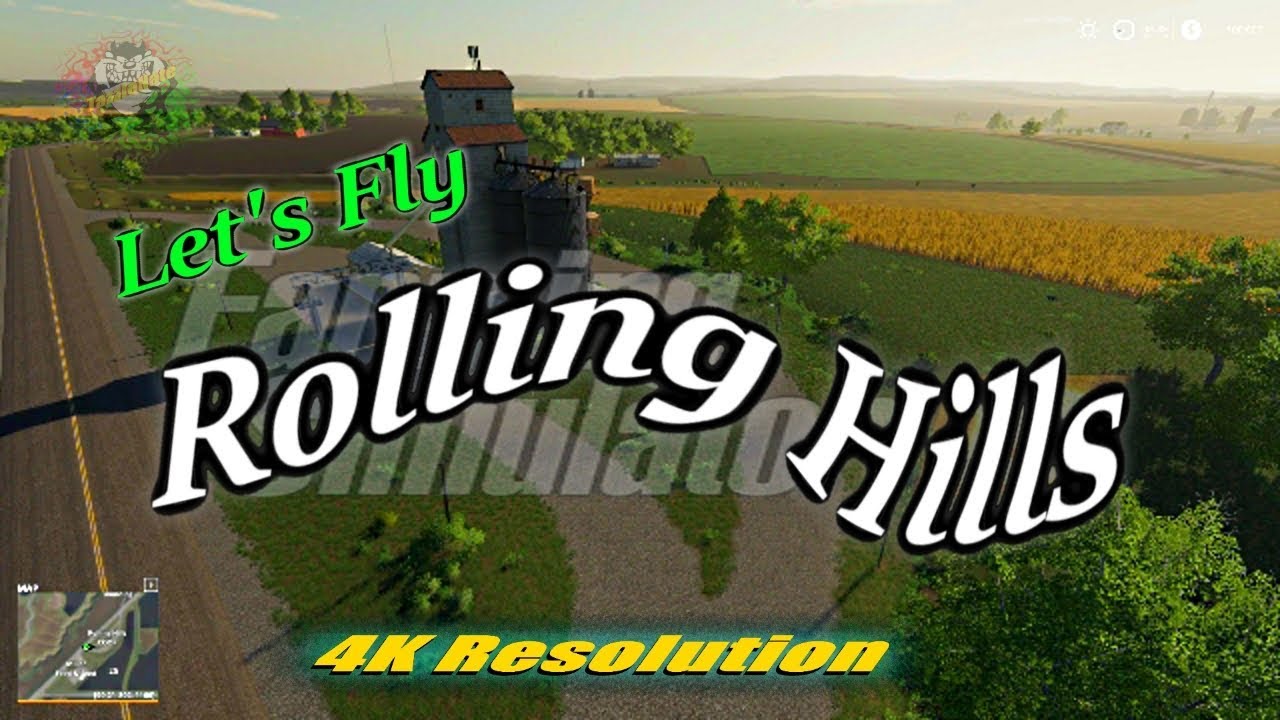 Fs-19 | Let's Fly Rolling Hills Map | 4K Resolution - YouTube