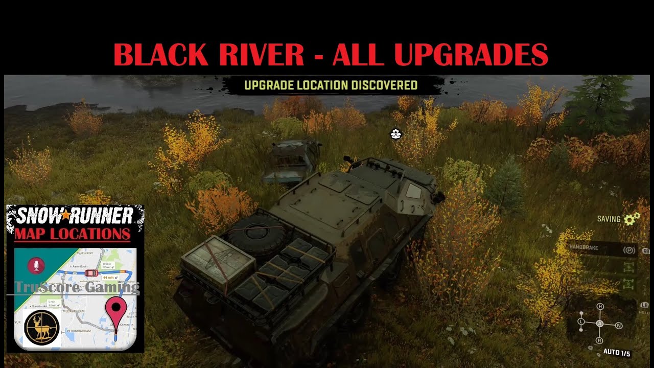Black River ALL Upgrades SNOWRUNNER - YouTube