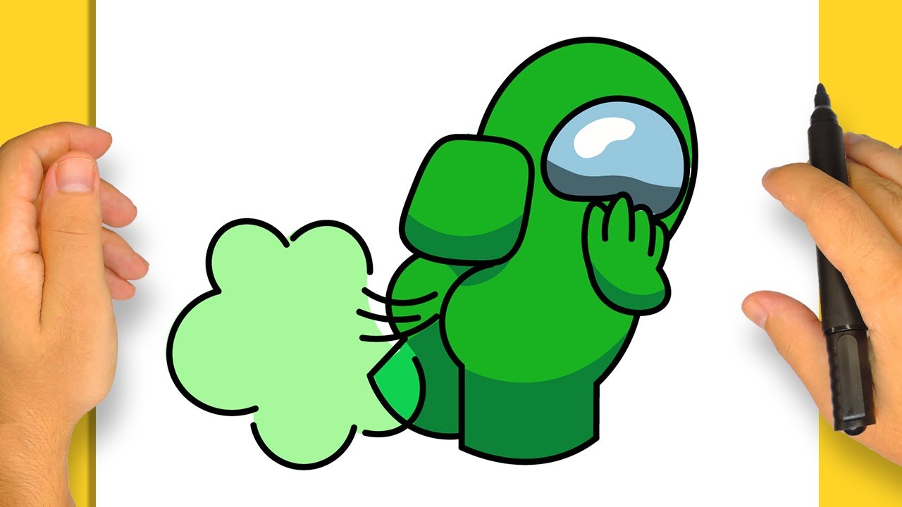 How to Draw Among Us | Step by Step Simple and Easy - YouTube