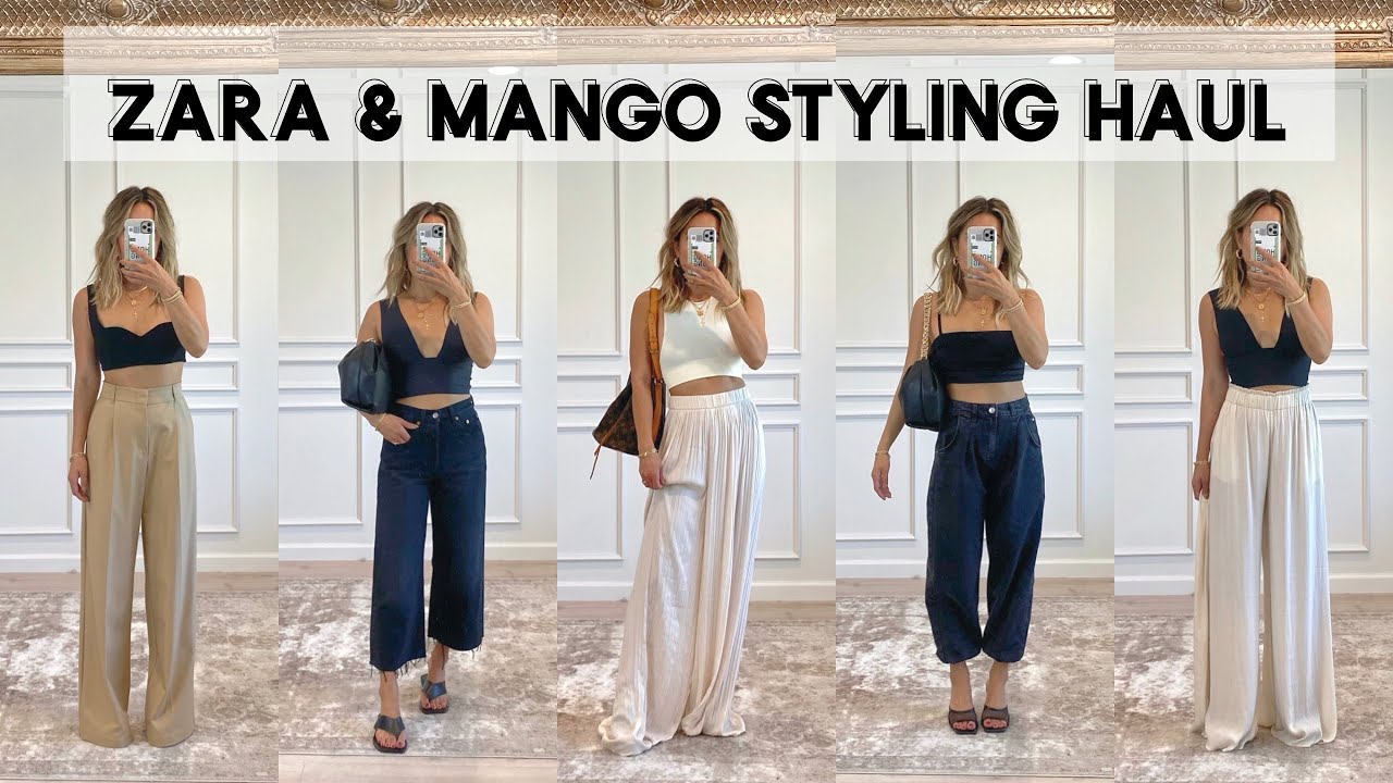 ZARA & MANGO SUMMER SALE STYLING HAUL - YouTube