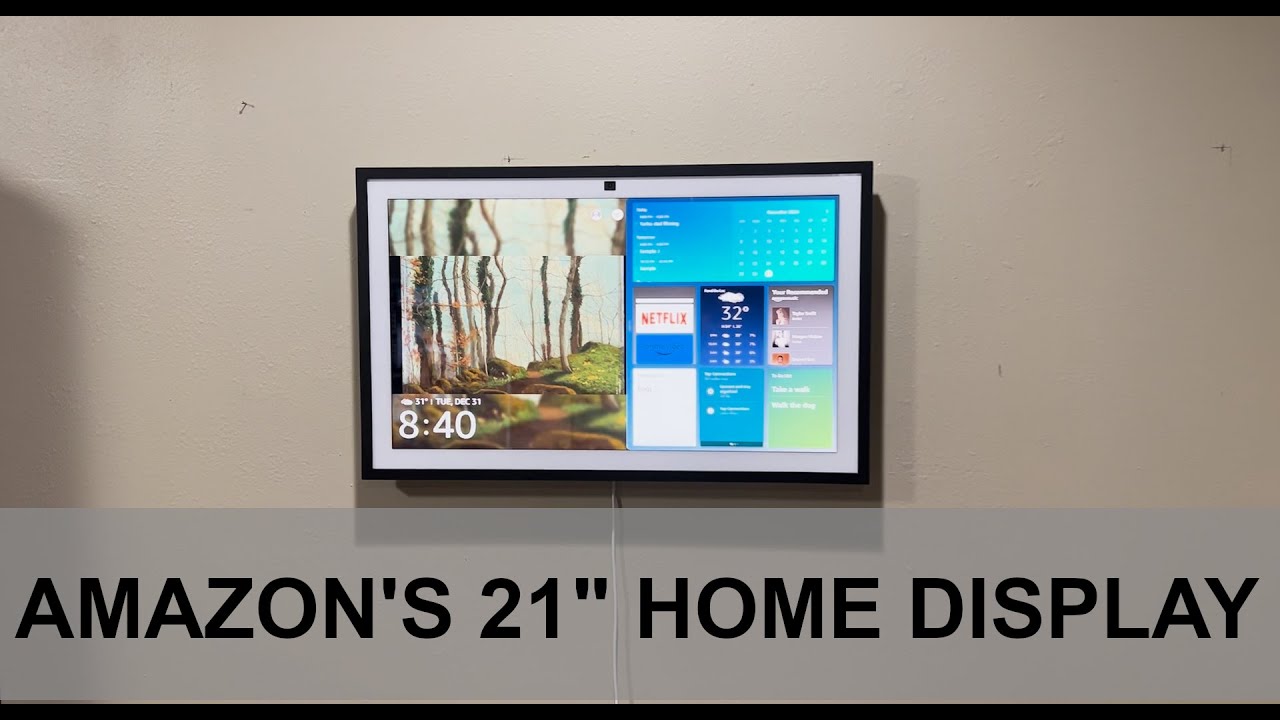 A Smart Display for Alexa: Amazon Echo Show 21 - YouTube