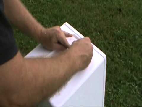 Getting BeeMax Styrofoam Nuc Ready To Put Bees In - YouTube