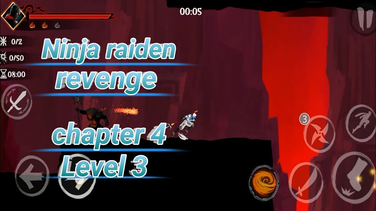 Ninja raiden revenge Chapter 4 ninja challenge Level 3 without dying ...