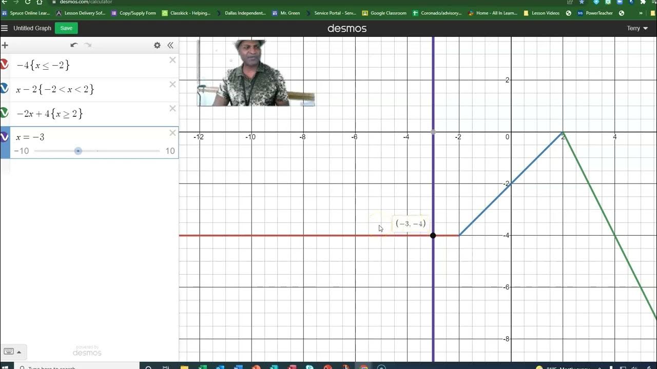 Desmos Piecewise Graphing - YouTube