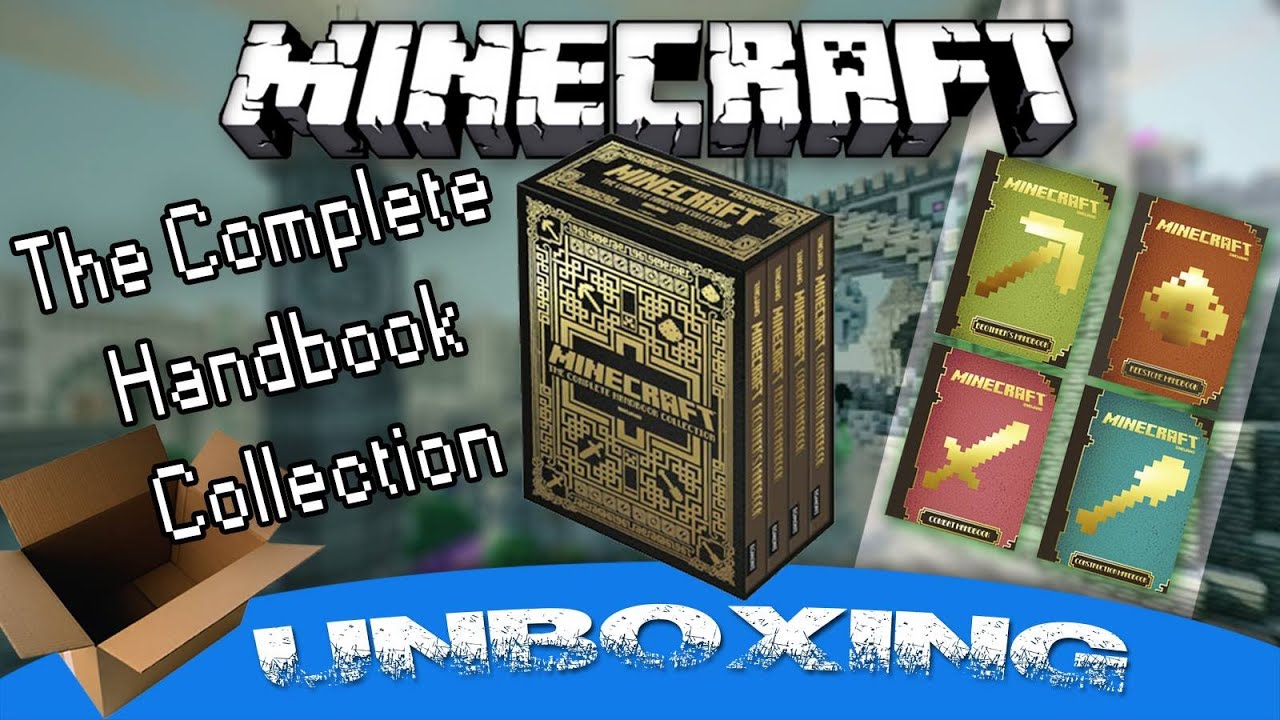 MINECRAFT ~ The Complete Handbook Collection Greek Unboxing - YouTube
