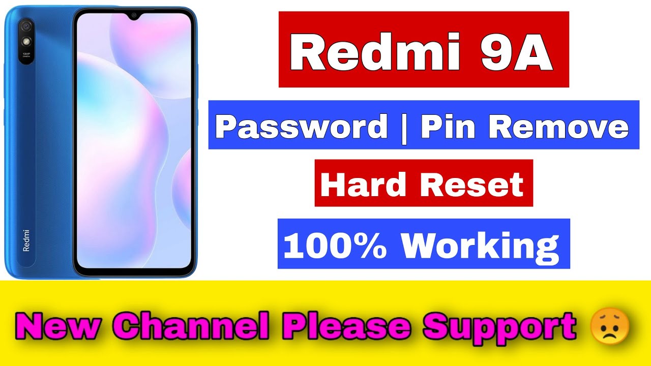 Redmi 9a reset kaise kare | How to hard reset redmi 9a | redmi 9a hard ...