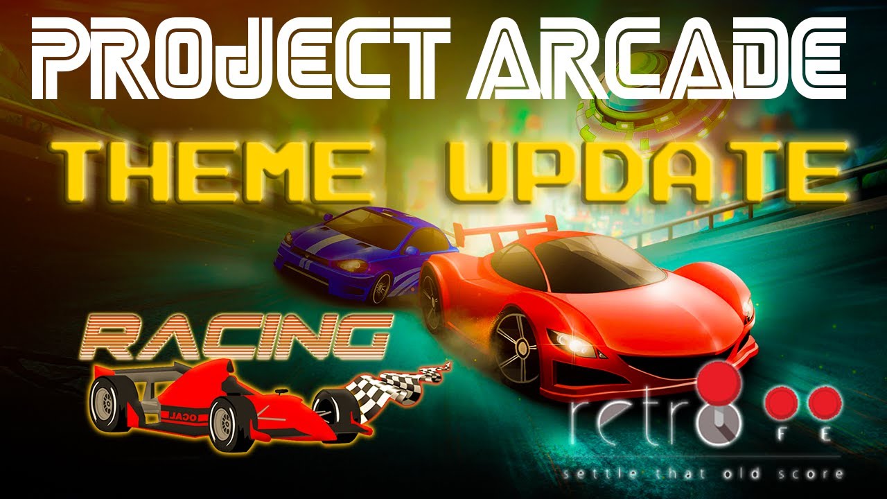 Retro Gaming | Project Arcade Theme Update | WIP | RetroFE - YouTube