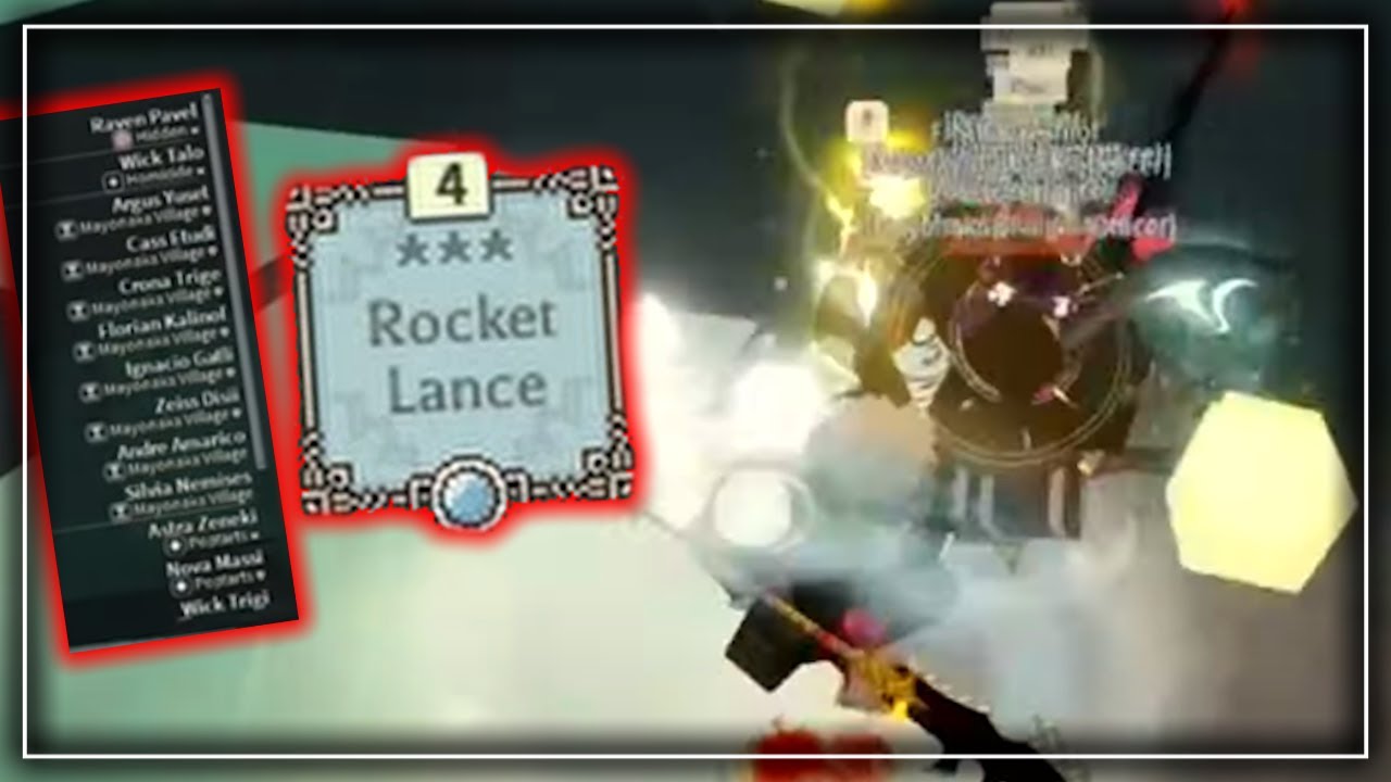 BIGGEST ROCKET LANCE COMBO (ENTIRE SERVER) - YouTube