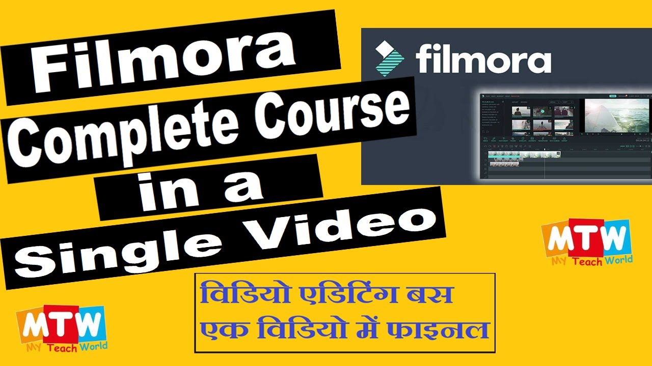 Video Editing Tutorial in a Single Video ( Complete Course ) || Video ...