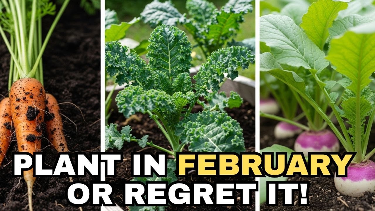 25 Crops You MUST Plant in February or You'll Regret It All Year - YouTube