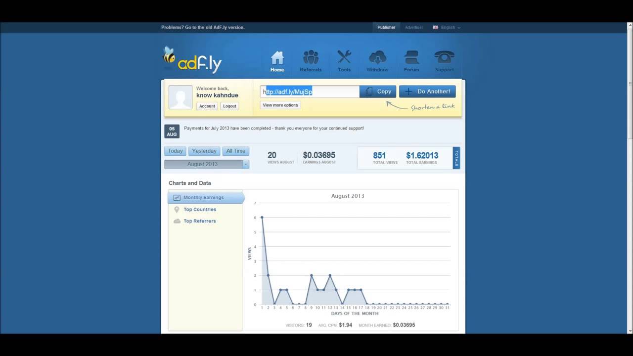 How To Use Adfly to Make Money Fast and Easy - YouTube