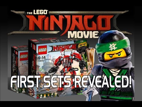 LEGO Ninjago Movie - First Sets Revealed! Kai's Red Mech! Green Ninja ...
