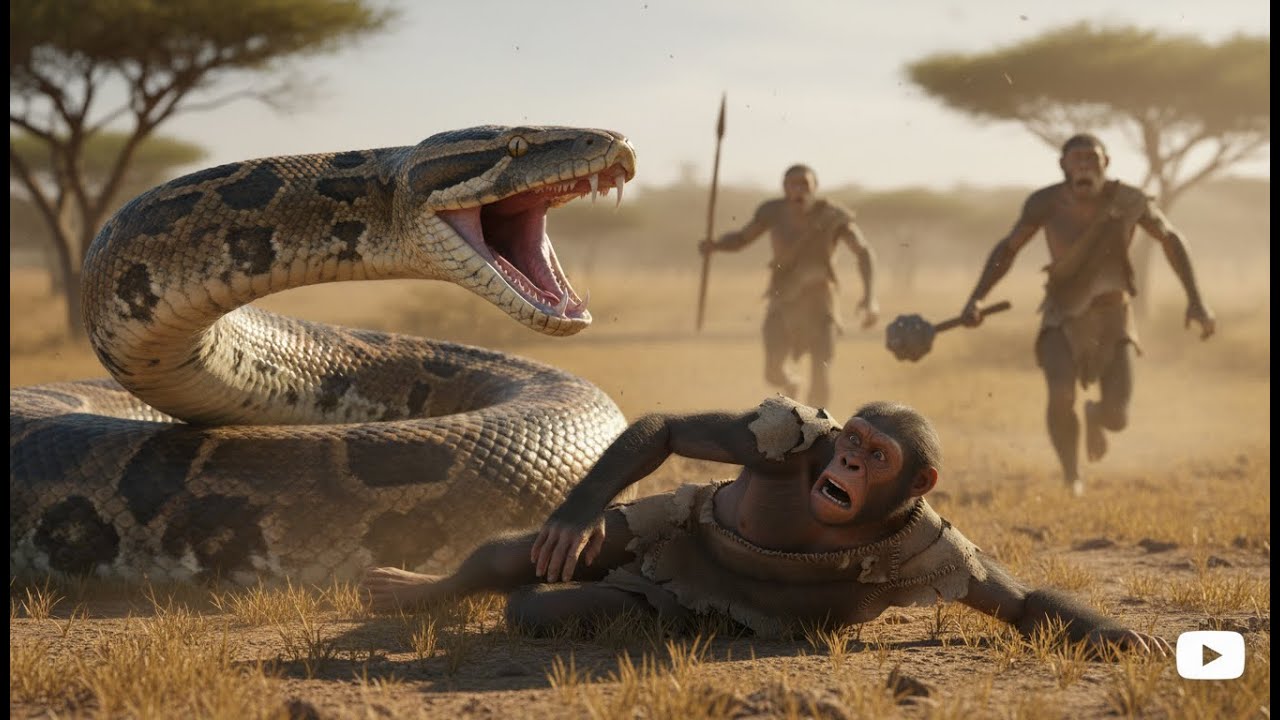Life 5.1 Million Years Ago | Early Humans Face Giant Snakes in a Harsh ...