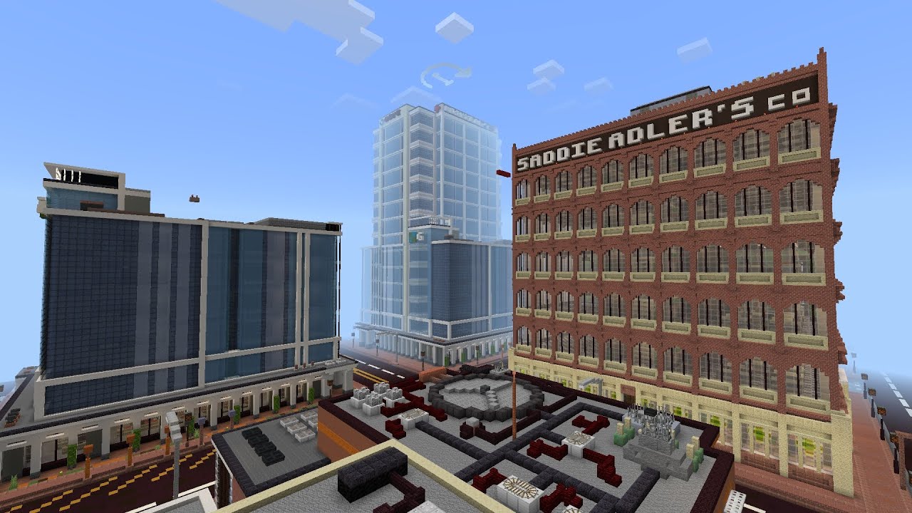 Minecraft CITY TOUR 2 - YouTube
