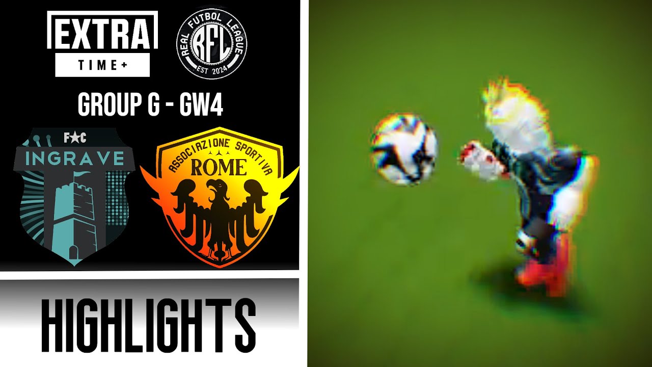 Ingrave F.C. vs A.S. Rome | RFL S1 Preseason - Group G [GW4] - YouTube