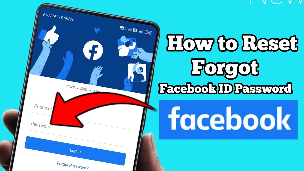 How to Reset Forgot Facebook ID Password/2022/Facebook forgot ka ...
