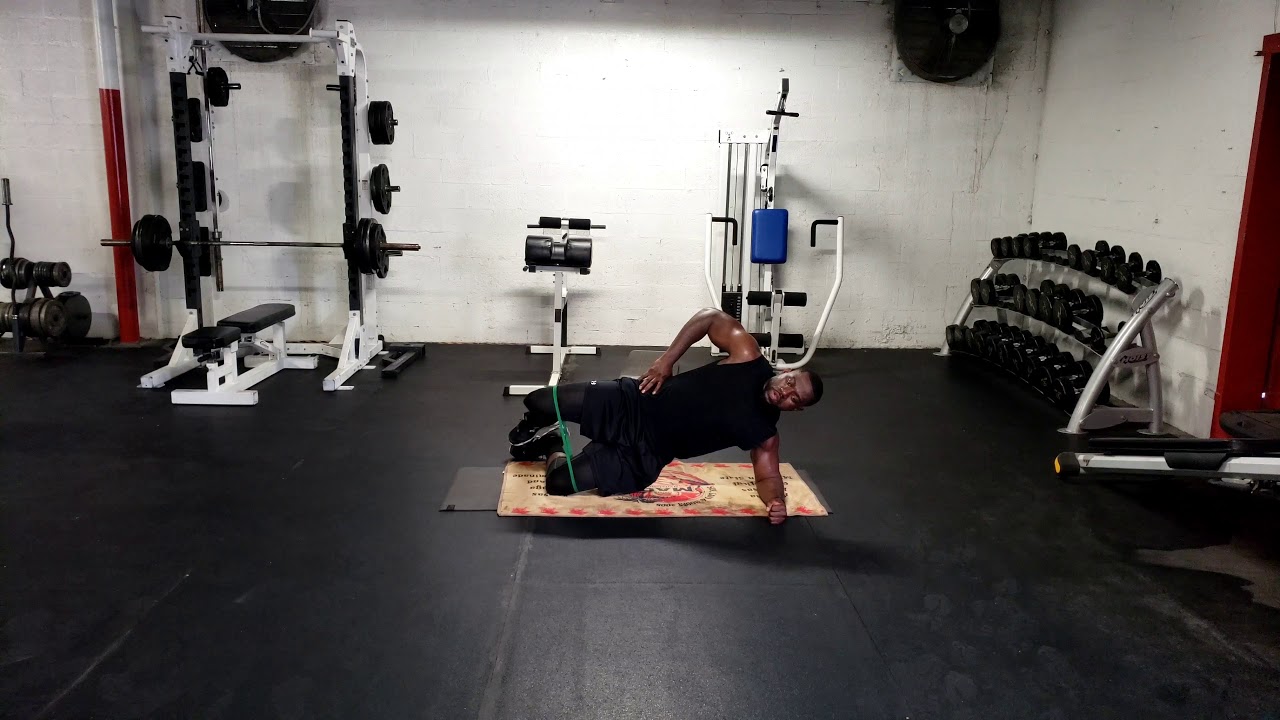 LATERAL CORE | Modified Side Plank w/Hip Abduction - YouTube