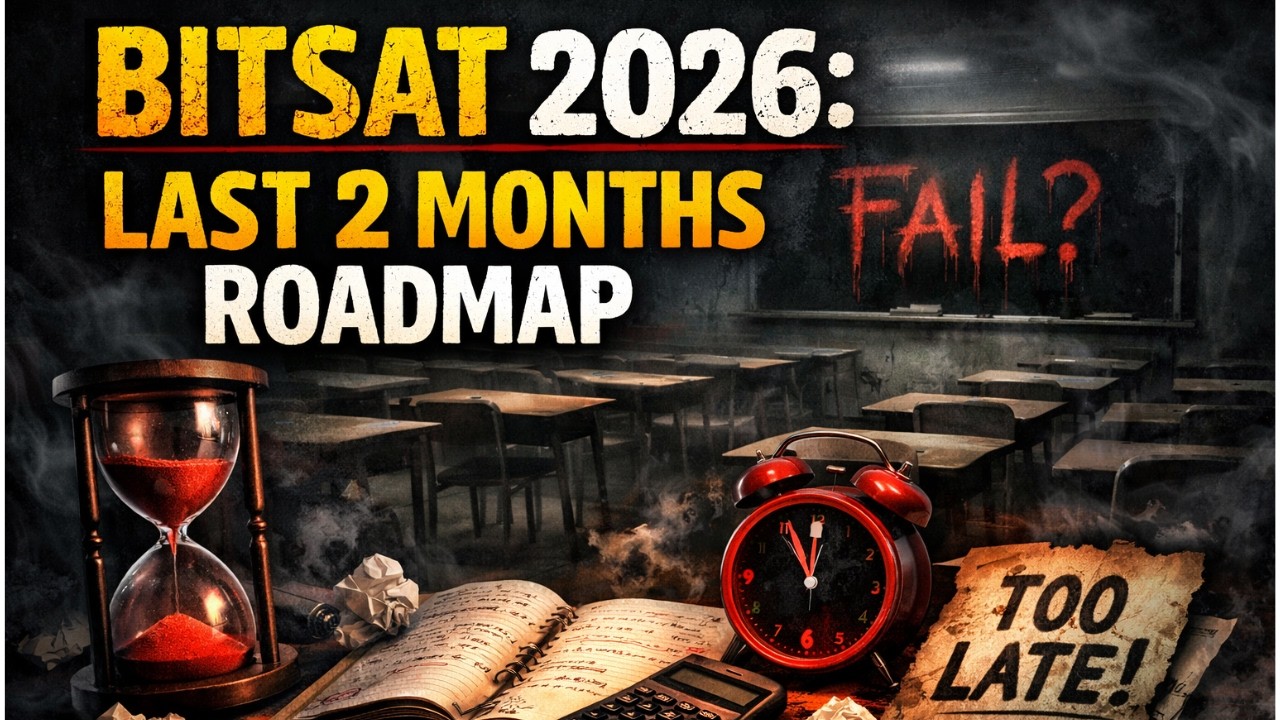 BITSAT Exam 2026: Last 2 Months Roadmap 🔥 Complete Strategy to Score ...