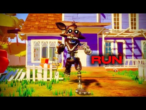 They added the FASTEST Hello neighbor Foxy Mod... - YouTube