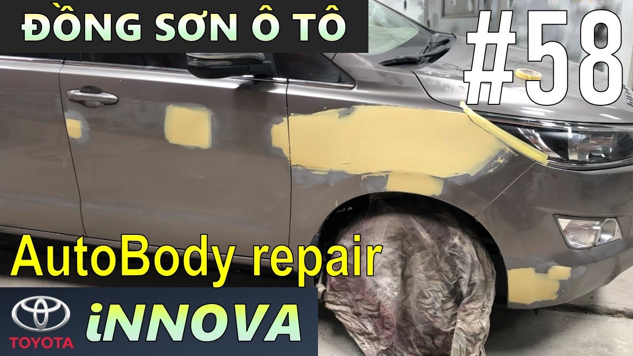 Quy trình đồng sơn TOYOTA Innova (4V8 - PlatinumBronzeMetal) - Car ...