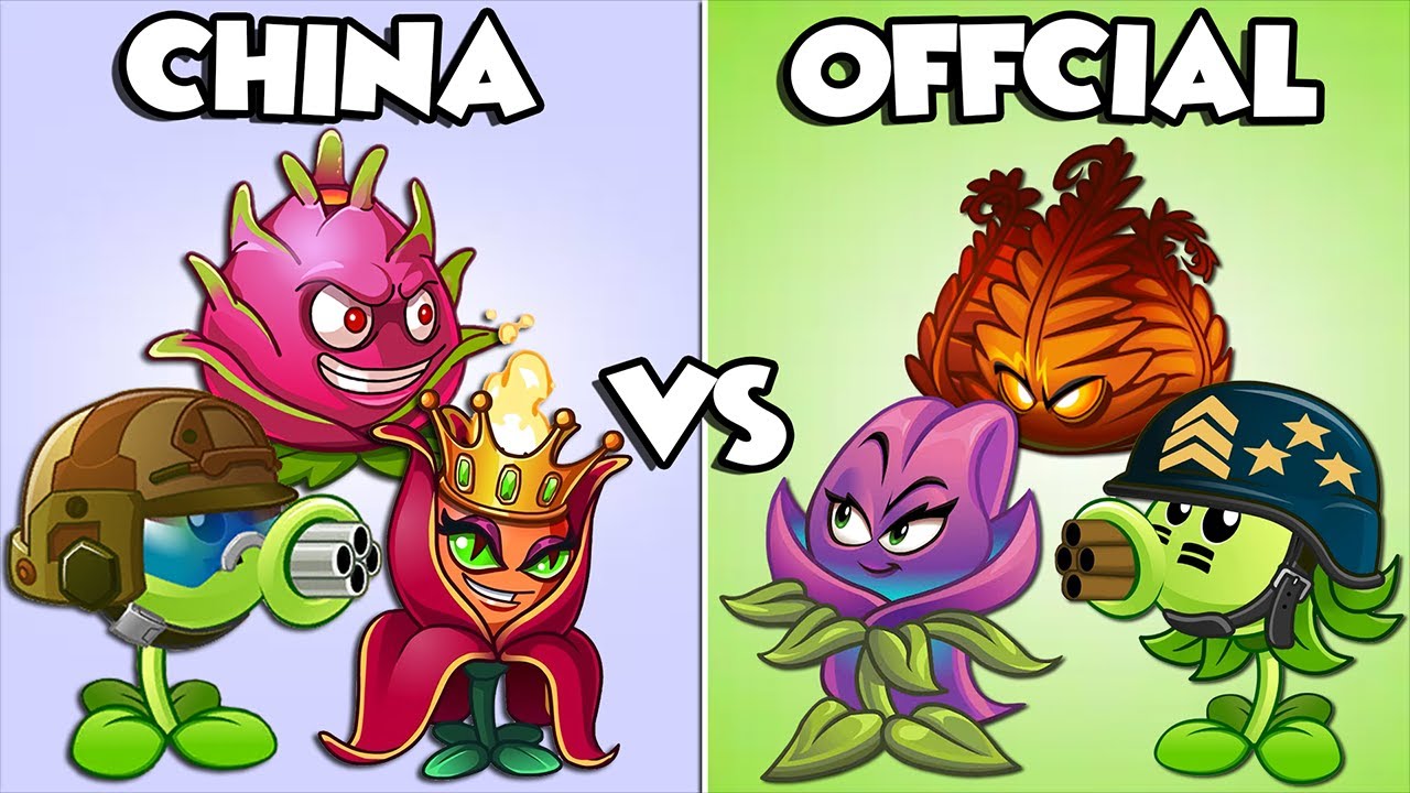 PvZ 2 Team Chinese Version Plants Power-Up! in Plants vs Zombies 2 ...
